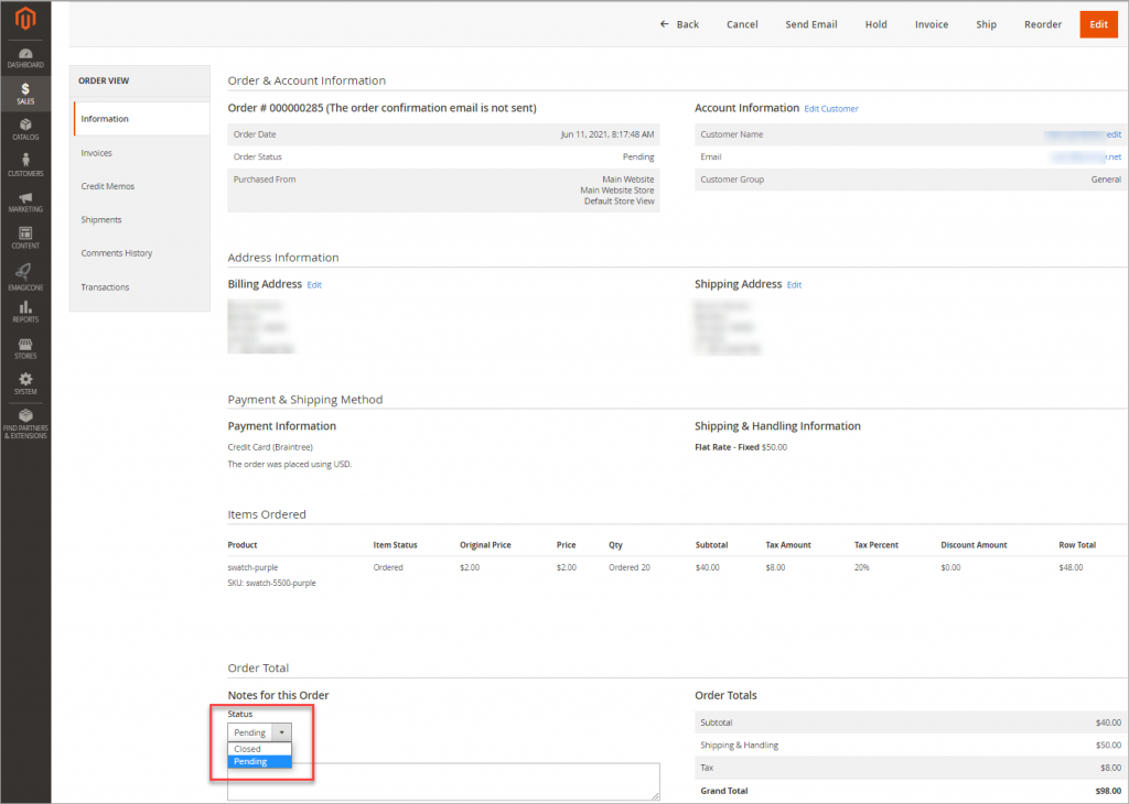 Magento Store Manager