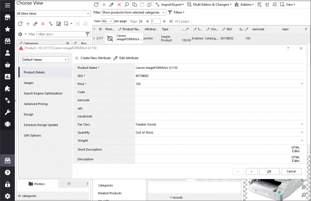 Magento Store Manager