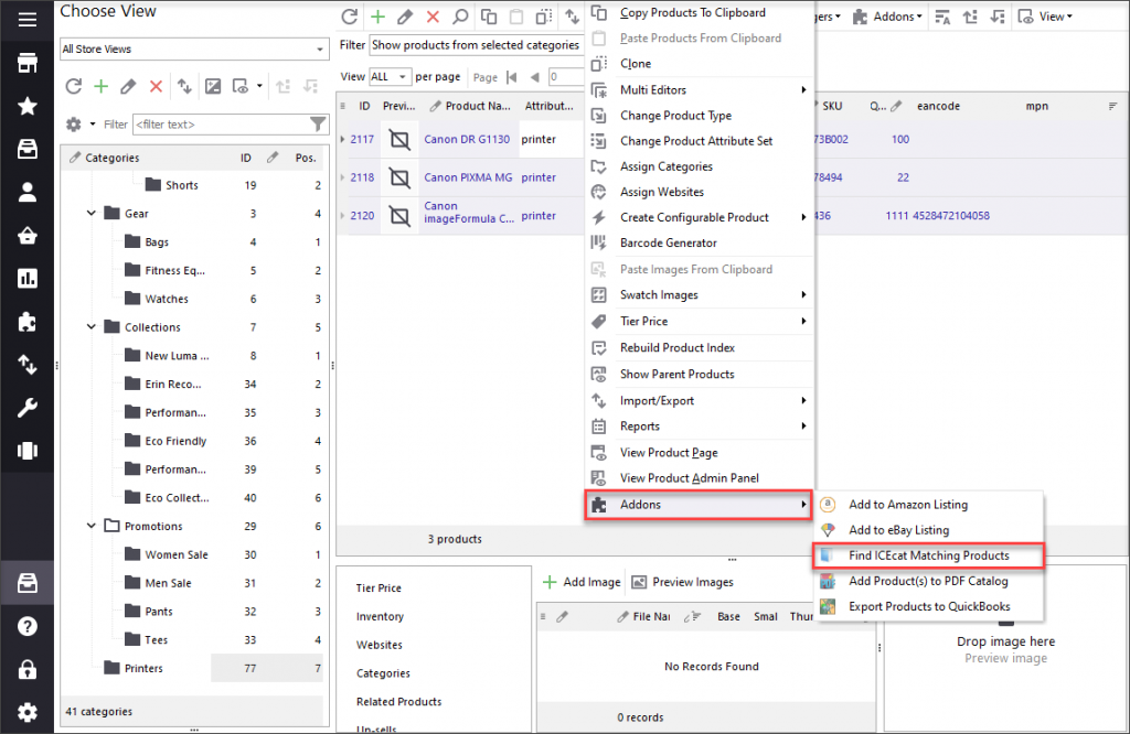 Magento Store Manager