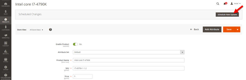 Magento Store Manager